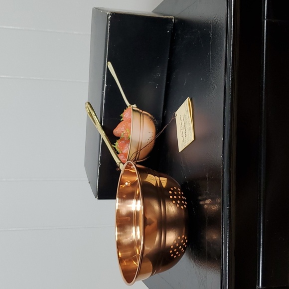 The Cellar | Kitchen | Vintage The Cellar Copper Colanderstrainer With ...